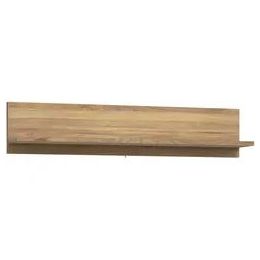 Mendler Wandboard FORTE Regale Gr. B/H/T: 125cm x 25,6cm x 21,9cm, braun (mauvella eiche)