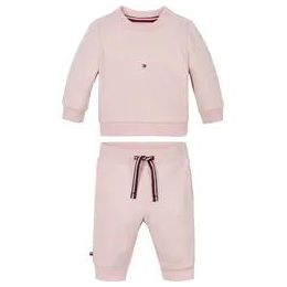 Shirt & Hose Tommy Hilfiger Gr. 86, precious pink Baby KOB Set-Artikel mit Logodruck