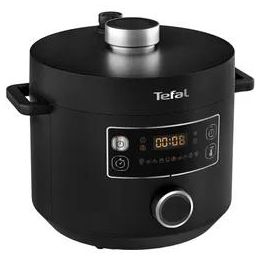 Tefal Multikocher "CY7548 Turbo Cuisine" Küchenmaschinen elektrischer Schnellkochtopf, 10 automatische Programme, vielseitig schwarz