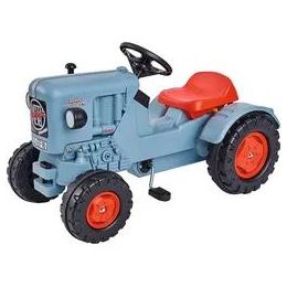 Trettraktor BIG "Eicher Diesel ED 16", blau (blau, rot), Tretfahrzeuge, KinderB:46cm H:88cm T:54cm, BxTxH: 46x54x88 cm, B:46cm H:88cm T:54cm