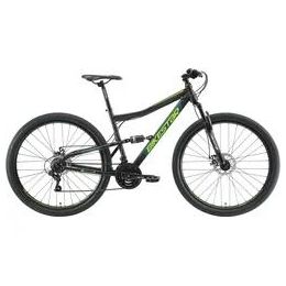 Mountainbike Bikestar Fahrräder Gr. 48cm, 29 Zoll (73,66cm), schwarz für Damen und Herren, Kettenschaltung