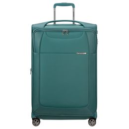 Weichgepäck-Trolley Samsonite "D'LITE" Gr. B/H/T: 46cm x 71cm x 29cm, northern blue Koffer Hartschalen-Koffer Reisekoffer TSA-Zahlenschloss im klassischen Design