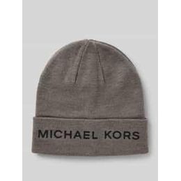 Michael Kors Mütze mit Label-Print Modell 'SILICONE'