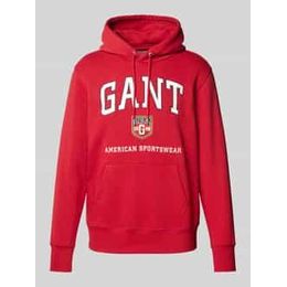 Gant Hoodie mit Label-Print