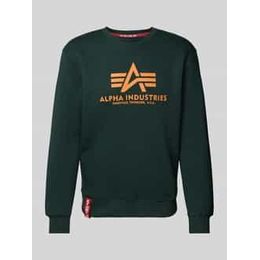 Alpha Industries Sweatshirt mit Label-Print