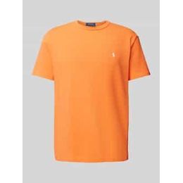 Polo Ralph Lauren Regular Fit T-Shirt aus reiner Baumwolle mit Label-Stitching