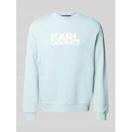 K by KARL LAGERFELD Sweatshirt mit Label-Print