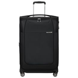 Weichgepäck-Trolley Samsonite "D'LITE" Gr. B/H/T: 46 cm x 71 cm x 29 cm, schwarz (black) Koffer Hartschalen-Koffer Reisekoffer TSA-Zahlenschloss im klassischen Design