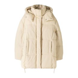 Bershka Jacke Damen Größe L creme Winterjacke