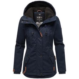 Marikoo Parka 'Bikoo' Damen Gr&ouml;&szlig;e XXL navy / schwarz Winterjacke