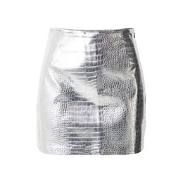 Topshop Rock Damen Größe 40 silber