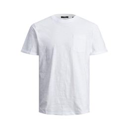 Jack & Jones JACK & JONES T-Shirt 'JPRBLa Tropic Solid' Herren Gr&ouml;&szlig;e L wei&szlig;