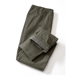 Dehnbund-Hose Classic Basics Gr. 20, Kurzgrößen, grün (khaki) Damen Hosen