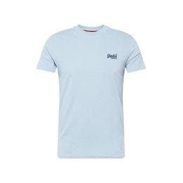 Superdry T-Shirt 'Essential' Herren Gr&ouml;&szlig;e XXL hellblau / dunkelblau
