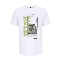 Course T-Shirt 'TETRIS' Herren Gr&ouml;&szlig;e M grau / gr&uuml;n / schwarz / wei&szlig;