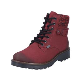Rieker Lace-Up Ankle Boots female Red size 39