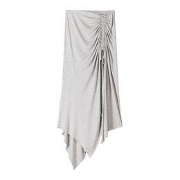 Bershka Skirt female Grey size S