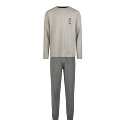 Phil & Co. Berlin Pyjama ' Lifestyle ' Herren Gr&ouml;&szlig;e M grau / dunkelgrau