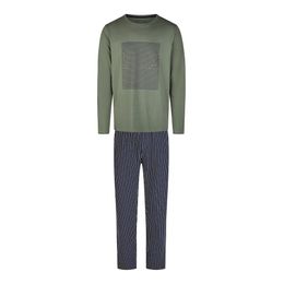 Phil & Co. Berlin Long Pajamas male Blue, Green size L