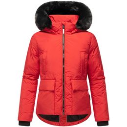 Marikoo Jacke Damen Gr&ouml;&szlig;e L rot / schwarz Winterjacke