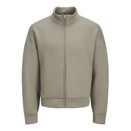 Jack & Jones Jack & Jones Zip-Up Hoodie 'JCOKINETIC' male Grey size XL