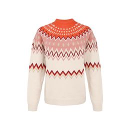 s.Oliver Pullover Damen Gr&ouml;&szlig;e M/L orange / rot / wei&szlig;