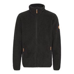 North Bend Fleecejacke 'Steve' Herren Gr&ouml;&szlig;e M orange / schwarzmeliert
