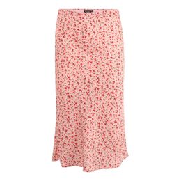 Nasty Gal Petite Rock Damen Größe 42 grasgrün / hellgrün / rosa / feuerrot / weiß