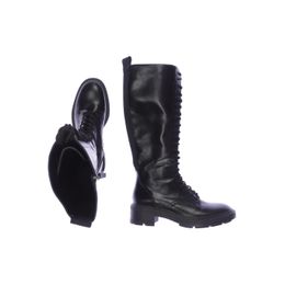 Zara Damen Stiefel, schwarz, Gr. 36