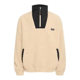 !Solid Pullover 'Markmann' Herren Gr&ouml;&szlig;e XL beige / schwarz