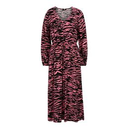 Wallis Petite Wallis Kleid Damen Gr&ouml;&szlig;e 42 pink / schwarz Winterkleid