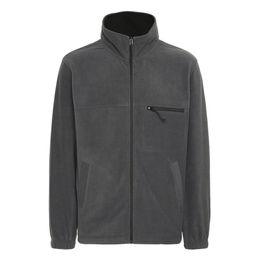 !Solid Fleece Jacket 'Matz' male Grey size XXXL