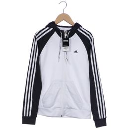 Adidas Damen Kapuzenpullover, weiß, Gr. 36