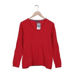 Tommy Hilfiger Damen Pullover, rot, Gr. 42