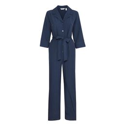B.Young Jumpsuit 'Mmmidde' Damen Gr&ouml;&szlig;e XS dunkelblau / wei&szlig;