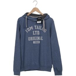 Tom Tailor Denim Herren Kapuzenpullover, blau, Gr. 52