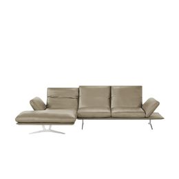 Koinor Ecksofa Echtlederbezug Francis ¦ braun ¦ Maße (cm): B: 194 H: