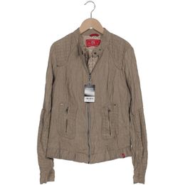 EDC by Esprit Damen Jacke, beige, Gr. 42