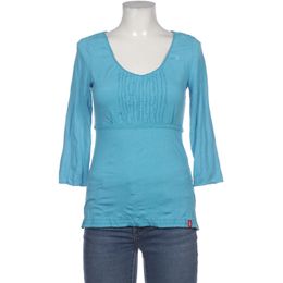 EDC by Esprit Damen Langarmshirt, blau, Gr. 38