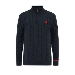 Moxx Paris Pullover Herren Gr&ouml;&szlig;e XXL navy / blutrot / wei&szlig;