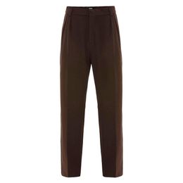 Antioch Pleat-Front Pants male Brown size S