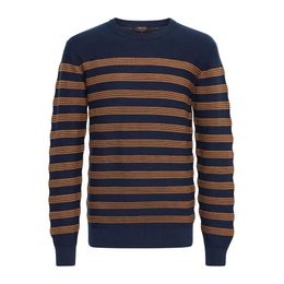 INDICODE JEANS Pullover 'Panloop' Herren Gr&ouml;&szlig;e XL dunkelblau / orange