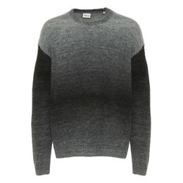 !Solid Pullover 'Nohan' Herren Gr&ouml;&szlig;e XL graumeliert / schwarz