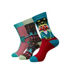 Urban Classics Socks 'Christmas Nutcracker' female Mixed colors size 43-46