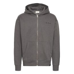 !Solid Zip-Up Hoodie 'SDHenne' male Grey size XXXL