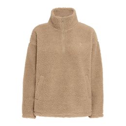 oxmo Fleecejacke 'Tolirone' Damen Gr&ouml;&szlig;e XS beige