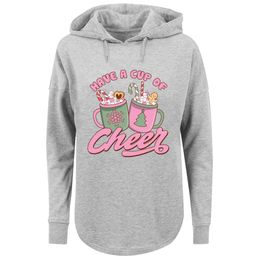 F4NT4STIC Sweatshirt 'Have a Cup of Cheer Christmas Holiday' female Grey size L