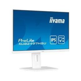 iiyama ProLite XUB2497HSU-W2, LED-Monitor 60.5 cm (23.8 Zoll), wei&szlig; (matt), FullHD, IPS, USB-Hub, 100Hz Panel