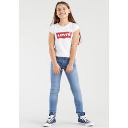 Stretch-Jeans LEVI'S KIDS "720™ HIGH RISE SUPER SKINNY" Gr. 3/98, N-Gr, blau (light blue used) Mädchen Jeans for GIRLS