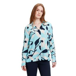 BETTY & CO Schlupfbluse BETTY & CO "Betty Co mit Print" Gr. 46, grün (mint/nature) Damen Blusen